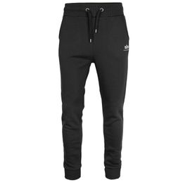 Alpha Industries Basic Jogger Small Logo (Sale) schwarz, Gr&ouml;&szlig;e 3XL