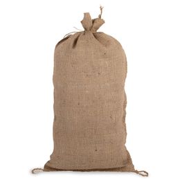 Jute Sandsack mit Bindeband 30 x 60 cm