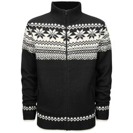 Brandit Cardigan Norweger Strickjacke (Sale) schwarz, Gr&ouml;&szlig;e S