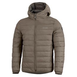 Aurora 2.0 Puffer Hooded Jacke RAL7013, Gr&ouml;&szlig;e XL
