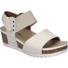Sandale Josef Seibel "Quinn 09, creme", Damen, Gr. 38, beige (creme), Obermaterial: 100% Rindsleder Leather cow., Schuhe Sandale