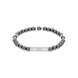 Calvin Klein "Schmuck Edelstahl Armschmuck Steinarmband Zugarmband BEADS" mit H&auml;matit oder Tigerauge