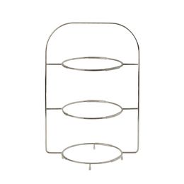 Villeroy & Boch Etagere VILLEROY & BOCH "3-Ebenen-Etagere Anmut 30 x 20 x 40 cm grau", grau, Edelstahl, Servierplatten, Etagere