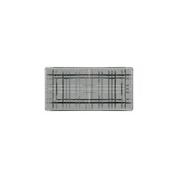 Servierplatte Nachtmann "Platte Square 28 x 14 cm grau", grau, Glas, Servierplatten, Servierplatte