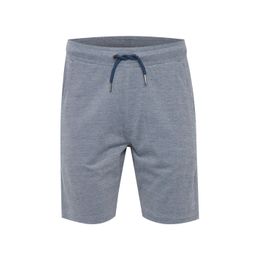 Sweatshorts Blend "Sweatshorts BHSan", Herren, Gr. L, N-Gr, blau (schwarz denim), Obermaterial: 60% Baumwolle CO. 40% Polyester PES., Hosen Sweatshorts