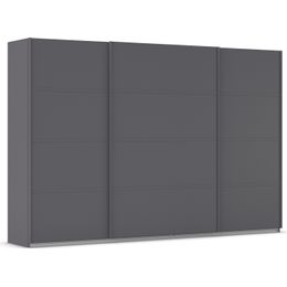 Kleiderschrank Rauch "Schwebet&uuml;renschrank OTTO&acute;s Choice Garderobe Schrank TOP ANGEBOT Avola", grau (graumetallic, leisten graumetallic), B:315cm H:210cm T:62cm, Holzwerkstoff, Schr&auml;nke, Kleiderschrank, mit eleganten Zierleisten in Chrom, Schwarz oder Wei&szlig; MADE IN GERMANY