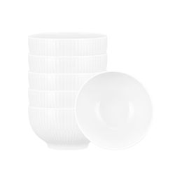 Tasse Seltmann Weiden "Caf&eacute; au lait Schalen Amina &oslash; 12,9 cm 6er Set", wei&szlig;, 6 tlg., Porzellan, Trinkgef&auml;&szlig;e, Tasse