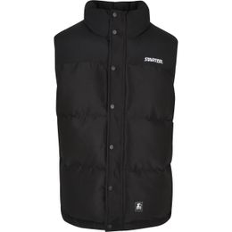 Steppweste STARTER Black Label "Starter Black Label Herren Starter Puffer Vest", Herren, Gr. S, schwarz, 100% Polyester, Westen Steppweste