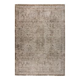 Teppich Kayoom "Amora 259", creme, B:80cm H:13mm L:150cm, Polyester, Teppiche, Teppich, Kurzflor, Vintage, Orient, Hoch Tief Struktur, Wohnzimmer