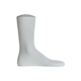 Kurzsocken Hudson "Socken 1er Pack", Herren, Gr. 43-44, wei&szlig;, Obermaterial: 97% Baumwolle CO. 3% Elasthan EL., Socken