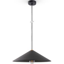 Paco Home Pendelleuchte "ROLLINA", schwarz, &Oslash; 42cm H: 13,4cm, Leuchten, Pendelleuchte Esszimmer K&uuml;chenlampe Metall Industrial Design E27, Pendelleuchte
