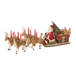 Villeroy & Boch Dekofigur VILLEROY & BOCH "Santa's Schlittenfahrt Christmas Toys Memory bunt", bunt, Dekofiguren