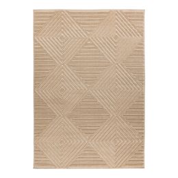 Teppich Kayoom "Dreamcatcher 225", beige, B:80cm H:11mm L:150cm, Polypropylen, Teppiche, Teppich, Kurzflor, Wohnzimmer