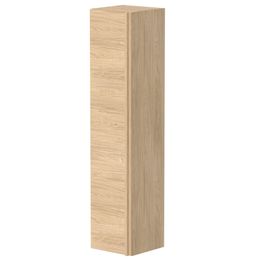 Hochschrank Welltime "Only", light oak, B:35cm H:160cm T:36,6cm, FSC-zertifizierter Holzwerkstoff, Schr&auml;nke, Hochschrank, Breite 35 cm, H&ouml;he 160 cm, mit Soft-Close-Funktion, FSC