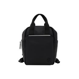 Rucksack SURI FREY "Rucksack SFY Besty", Damen, Gr. B/H/T: 27cm x 33cm x 13cm, schwarz (schwarz 100), Obermaterial: 60% Polyurethan PU. 40% Polyester PES., Rucks&auml;cke Rucksack