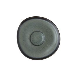 Untertasse "Kaffeeuntertasse Lave &oslash; 15,2 cm", grau (gris), LIKE. BY VILLEROY & BOCH, Speiseteller
