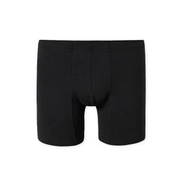 Boxershorts Schiesser "Boxershort Premium Cotton-Shorts 1er Pack", Herren, Gr. S, schwarz, Obermaterial: 95% Baumwolle CO. 5% Elasthan EL., Unterhosen