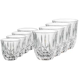 Gl&auml;ser-Set Nachtmann "Gl&auml;serset Noblesse 8er Set transparent", bunt (transparent), 8 tlg., Glas, Trinkgef&auml;&szlig;e
