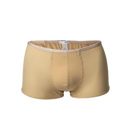 Boxershorts HOM "Boxershort 1er Pack", Herren, Gr. M, beige (skin), Obermaterial: 76% Polyamid PA. 24% Elasthan EL., Unterhosen