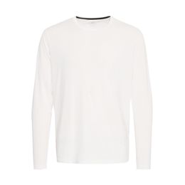 Longsweatshirt North Bend "Longsweatshirt NBTergong", Herren, Gr. L, wei&szlig;, Obermaterial: 92% Polyester PES. 8% Elasthan EL., Shirts