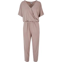 Jumpsuit Urban Classics "Urban Classics Damen Ladies Modal Jumpsuit", Damen, Gr. 5XL, US-Gr&ouml;&szlig;en, duskrose, 77% Modal, 23% Polyester, unifarben, Overalls Jumpsuit