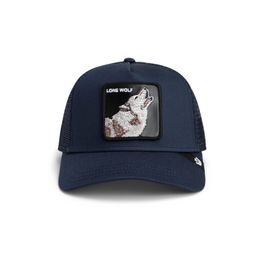 Snapback Cap GOORIN BROS. "Cap OG Trucker", Herren, blau (lone wolf trucker), Obermaterial: 57% Polyester PES. 43% Baumwolle CO., Caps