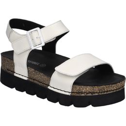 Sandale Josef Seibel "Alice 03, weiss", Damen, Gr. 39, wei&szlig;, Obermaterial: 100% Rindsleder Leather cow., Schuhe Sandale