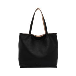 Emily & Noah Shopper EMILY & NOAH "Shopper E&N Eva", Damen, Gr. B/H/T: 39cm x 34cm x 14cm 0, schwarz (schwarz 100), Polyurethan, Taschen Shopper