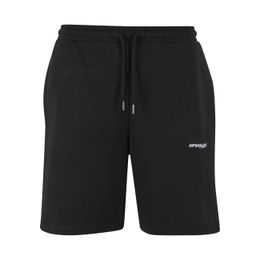 Sweatshorts "Upscale by Mister Tee Upscale Core EMB Heavy Sweatshorts", Herren, Gr. S, US-Gr&ouml;&szlig;en, schwarz, 100% Baumwolle, UPSCALE BY MISTER TEE, normal, Hosen Sweatshorts