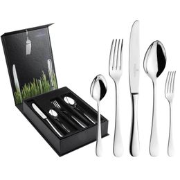 Besteck-Set "Tafelbesteck inkl. Besteckbox Charisma 30er Set silber", silber, 30 tlg., PICARD & WIELP&Uuml;TZ SOLINGEN, Essbesteck-Sets, Sp&uuml;lmaschinengeeignet