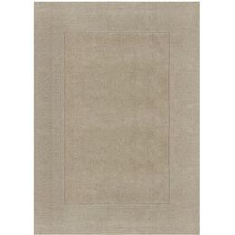 Wollteppich FLAIR RUGS "Tuscany", beige (natur), B:120cm H:8mm L:170cm, Wolle, Teppiche
