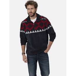 Sweatshirt Babista "Sweatshirt BELLAVUNZO", Herren, Gr. L, blau (dunkelblau), Obermaterial: 100% Polyester COOLMAX PES(Coolmax)., Sweatjacken Sweatshirt