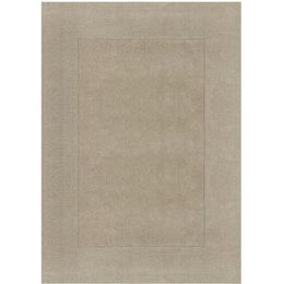 Wollteppich FLAIR RUGS "Tuscany", beige (natur), B:160cm H:8mm L:230cm, Wolle, Teppiche