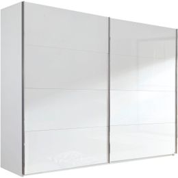 Schwebet&uuml;renschrank Rauch "Kleiderschrank Schrank Garderobe Schlafzimmerschrank X-TEND", wei&szlig; (wei&szlig;, wei&szlig; hochglanz), B:270cm H:223cm T:69cm, Holzwerkstoff, Schr&auml;nke, Schwebet&uuml;renschrank, inkl. Schubladeneinsatz und vielen Einlegeb&ouml;den MADE IN GERMANY