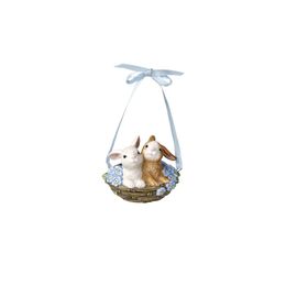 Ornament Goebel "Jahreshase 2026", bunt, B:6,5cm H:6,5cm T:8cm, Biskuitporzellan, Dekofiguren