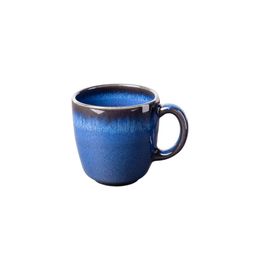 Tasse "Kaffeetasse Lave 190 ml", blau (bleu), Steingut, LIKE. BY VILLEROY & BOCH, Trinkgef&auml;&szlig;e, Tasse