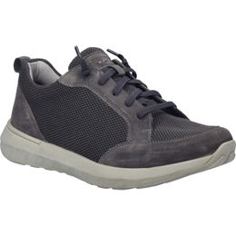 Sneaker Josef Seibel "Cameron 14, asphalt", Herren, Gr. 46, grau (asphalt), Obermaterial: 80% Rindsleder Leather cow. 20% Textilmaterial TEXMAT., Schuhe Sneaker