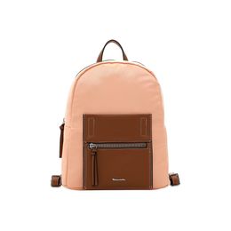 Rucksack Tamaris "Rucksack TAS Fabrizia", Damen, Gr. B/H/T: 29cm x 34cm x 13cm, orange (apricot 642), Polyester, Rucks&auml;cke Rucksack