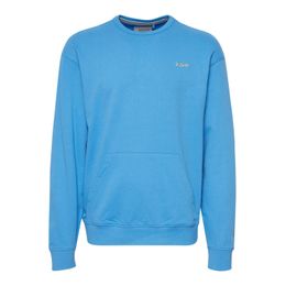 Longpullover Blend "Sweatshirt BHSweatshirt", Herren, Gr. L, blau (regatta), Obermaterial: 100% Baumwolle CO., Sweatshirts Longpullover
