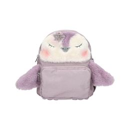 Rucksack Depesche "Rucksack PENGUIN Princess Mimi 12 x 22 x 25 cm rosa", Kinder, Gr. B/H/T: 22cm x 25cm x 12cm, rosa, Polyester, Rucks&auml;cke Rucksack