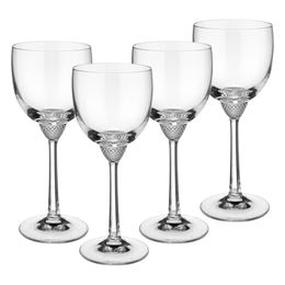 Villeroy & Boch Wei&szlig;weinglas VILLEROY & BOCH "Wei&szlig;weingl&auml;ser Octavie 225 ml 4er Set transparent", bunt (transparent), Glas, Trinkgef&auml;&szlig;e, Wei&szlig;weinglas