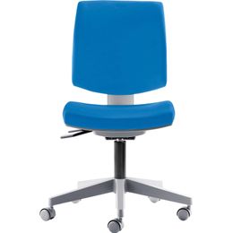 mayer Sitzm&ouml;bel Drehstuhl MAYER SITZM&Ouml;BEL "2432SO", blau (karibikblau, grau), B:64cm H:90cm T:64cm, St&uuml;hle, Drehstuhl, desinfektionsmittelbest&auml;ndiges Kunstleder