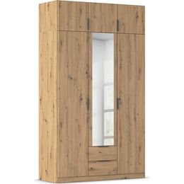 Kleiderschrank Rauch "Dreht&uuml;renschrank Schrank Garderobe Ankleide Schlafzimmer LAGOA", eiche artisan, B:136cm H:235cm T:54cm, Holzwerkstoff, Schr&auml;nke, Kleiderschrank, ger&auml;umige Schubladen, 3 Breiten, optional mit Aufsatz MADE IN GERMANY, Topseller