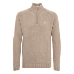 Troyer INDICODE "Troyer IDTorino", Herren, Gr. XXL, beige (irish cream), Obermaterial: 46% Baumwolle CO recyc.. 34% Baumwolle CO. 20% Polyester PES., Pullover Troyer