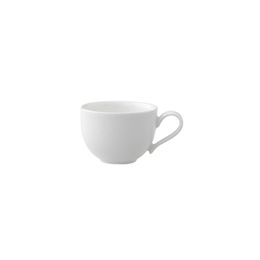 Villeroy & Boch Espressotasse VILLEROY & BOCH "Espressotasse New Cottage Basic 50 ml wei&szlig;", wei&szlig;, Porzellan, Trinkgef&auml;&szlig;e, Espressotasse