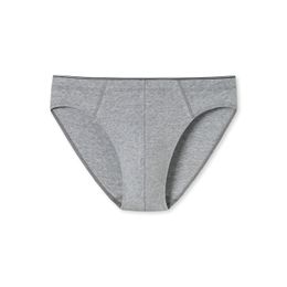 Slip Schiesser "Slip 1er Pack", Herren, Gr. S, grau, Obermaterial: 95% Baumwolle CO. 5% Elasthan EL., Unterhosen Slip