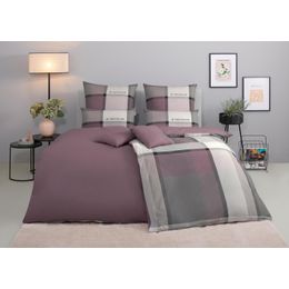 Bettw&auml;sche Tom Tailor HOME "Lenny in Gr. 135x200 oder 155x220 cm", lila (mauve), B/L: 135cm x 200cm, 1 Stk., 1 Stk., Renforc&eacute;, B/L: 80cm x 80cm, 3, Renforc&eacute;, Obermaterial: 100% Baumwolle, Bettw&auml;sche, Bettw&auml;sche, mit GRATIS-Zugabe: Kissenh&uuml;lle 1tlg., in Biber und Renforc&eacute; erh&auml;ltlich