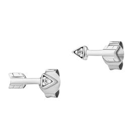 CAI Paar Ohrstecker CA&Iuml; "925/- Sterling Silber rhodiniert Zirkonia Pfeile", wei&szlig;, wei&szlig;, Ohrringe, Damen, one-size, Silber 925 (Sterlingsilber)