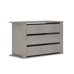 Schubkasteneinsatz Home Affaire "Schubladen- Zubeh&ouml;r f&uuml;r Kleiderschr&auml;nke Ametista-Rubino", braun (textiloptik grau, braun), B:97cm H:45cm T:64cm, Holzwerkstoff, Schubladen, inklusiv 3 Schubk&auml;sten