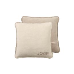 JOOP! Dekokissen JOOP "Kissenh&uuml;lle UDF Doubleface 1er Pack" Gr. S, braun, B:50cm, Obermaterial: 58% Baumwolle CO. 35% Polyacryl PAN. 7% Polyester PES., Dekokissen_Sitzkissen_Kissenh&uuml;llen